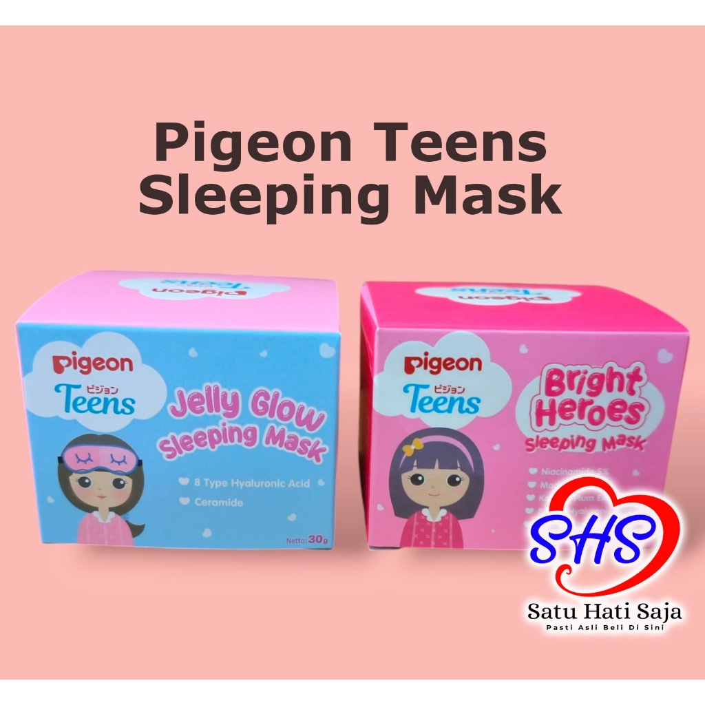 Jual PIGEON TEENS JELLY GLOW SLEEPING MASK 30 GR | BRIGHT HEROES ...