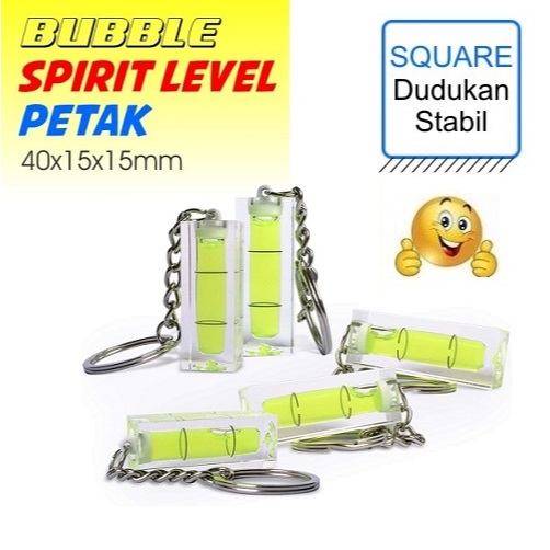 Jual Mini Spirit Level Keyring Keychain Tools Gantungan Kunci Waterpas ...