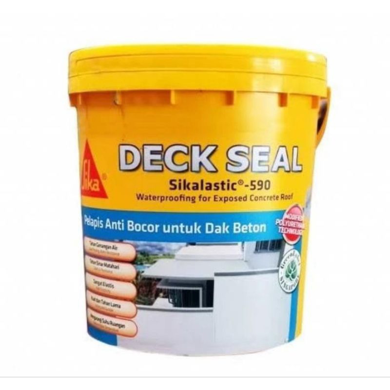 Jual Sikalastic 590 Deck Seal / Sika Waterproofing Kemasan 4kg | Shopee ...
