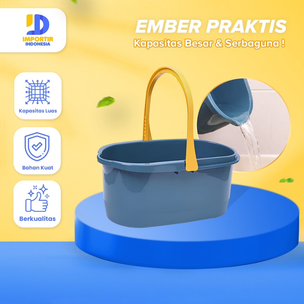 Jual IMPORTIR Ember Pel Portable Ember Air Dengan Gagang Bahan Kuat ...