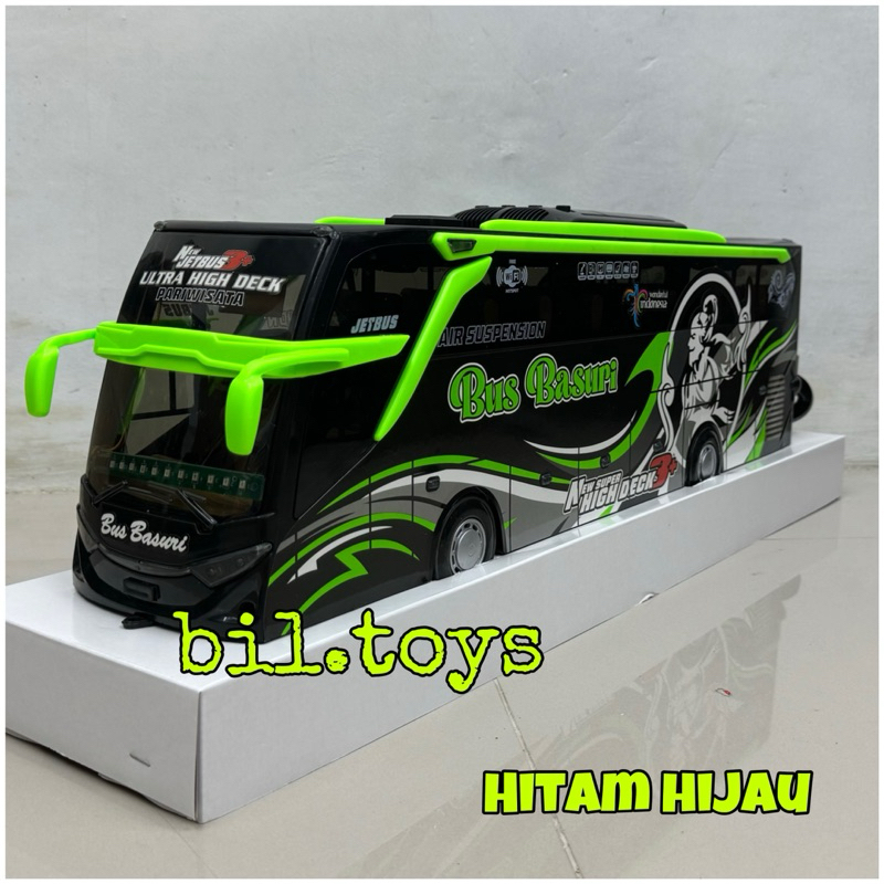 Jual Mainan Bus Basuri Miniatur Ukuran Jumbo Ada Suara Telolet dan ...