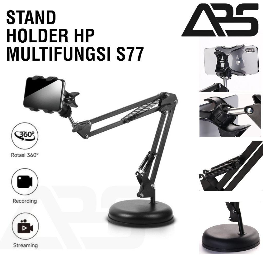 Jual Stand HP Holder Meja Broadcast Streaming Youtube Tiktok Vlogger ...