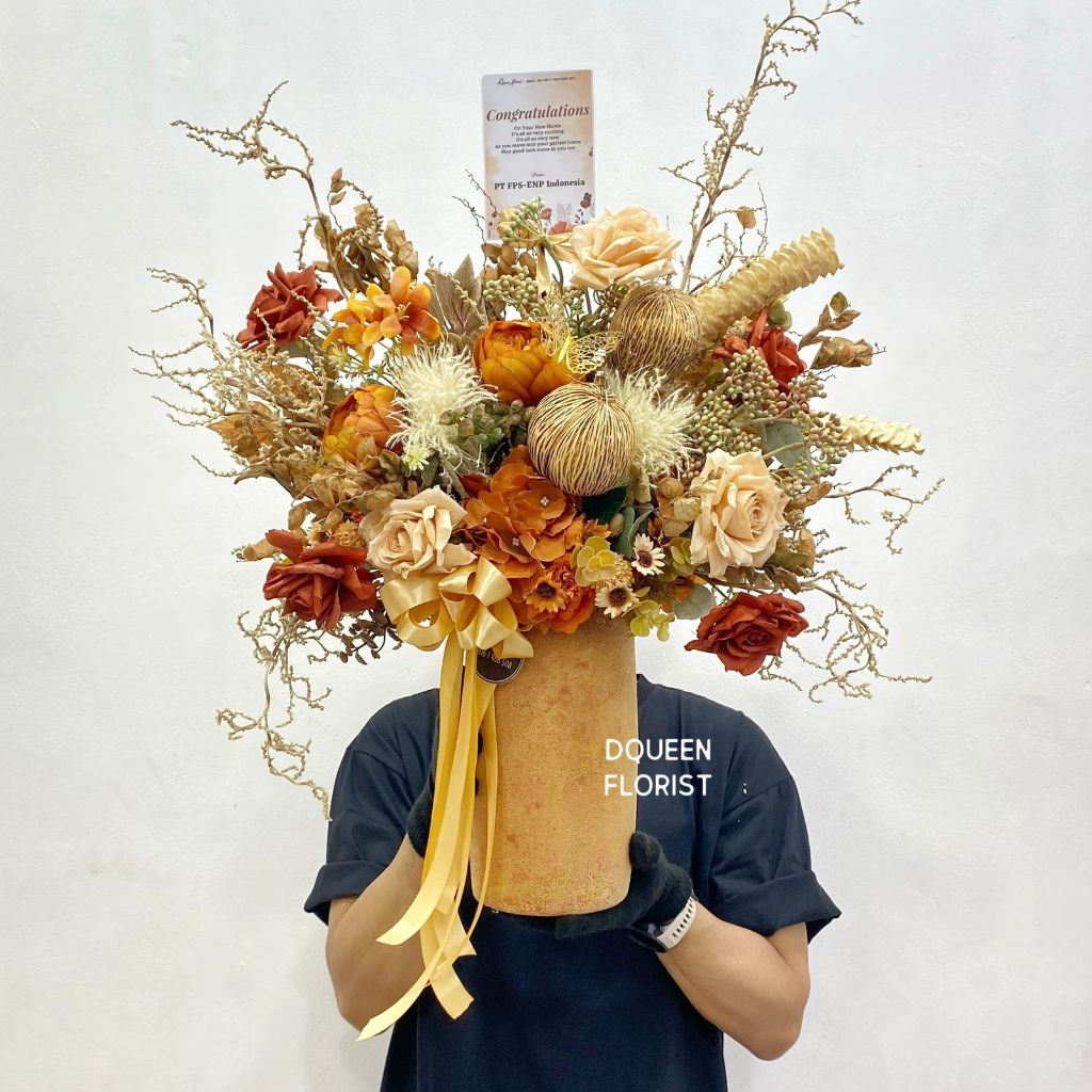 Jual Bunga Vas premium dried mix artificial flowers. | Shopee Indonesia