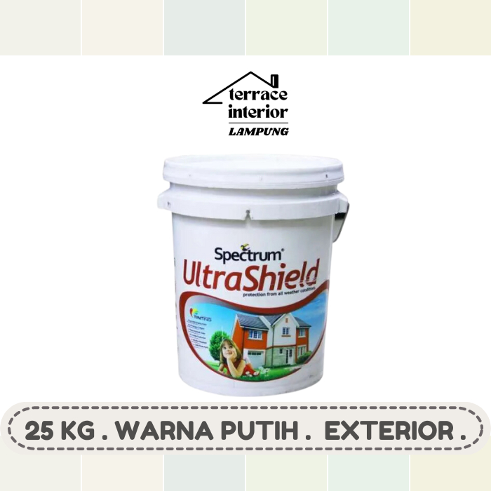 Jual Cat Tembok Spectrum Ultrashield Warna Putih 25 Kg | Shopee Indonesia