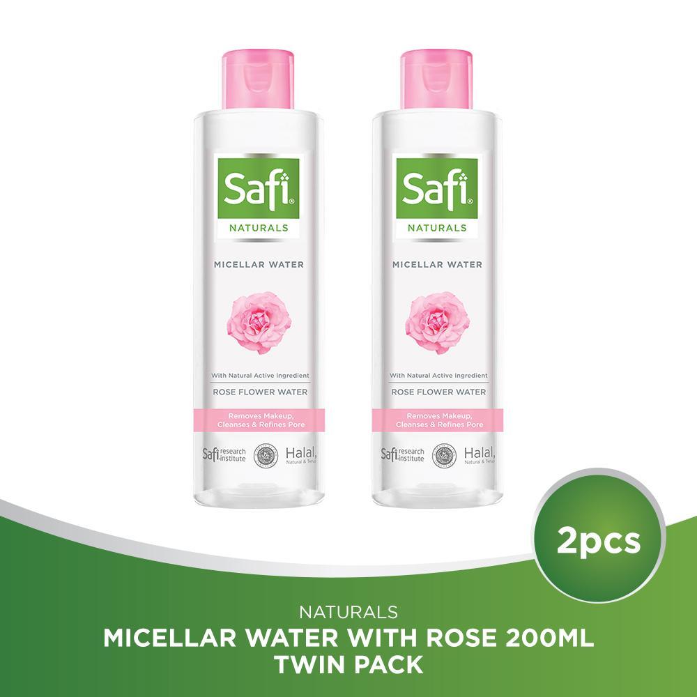 Jual Safi Naturals Micellar Water With Rose 200 ml - Twinpack | Shopee ...