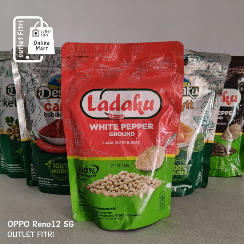 Jual [250gr] LADAKU DESAKU Rempah Bubuk - Lada Putih - Ketumbar ...