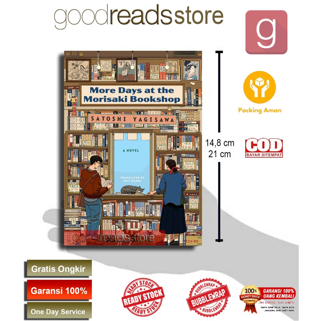 Jual More Days at the Morisaki Bookshop by Satoshi Yagisawa (English ...