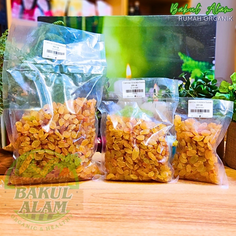 Jual Natural Dried Crystal Golden Raisin (Kismis Kuning) | Shopee Indonesia