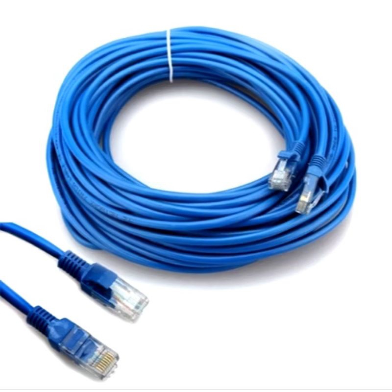 Jual KABEL LAN 30M CAT5E SIAP PAKAI PABRIKAN / KABEL LAN 30METER ...
