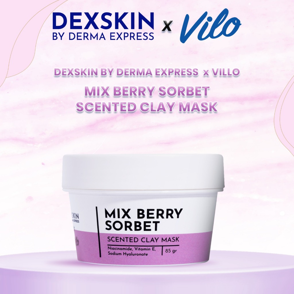 Jual DERMA EXPRESS DexSkin X Vilo Mix Berry Scented Clay | Shopee Indonesia