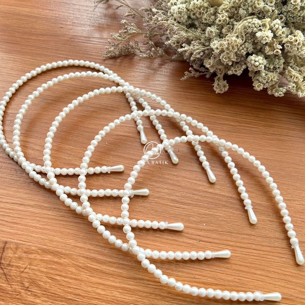 Jual AIRA BATIK_ Bando Cantik I Aksesoris Bando I Bando Mutiara I Bando ...