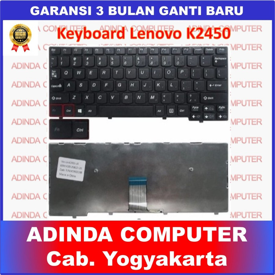 Jual Keyboard Ienovo Ideapad K2450 K2450A K2450H K2450-4500U K20-30 K20-35 K20-40 Tombol FN ...