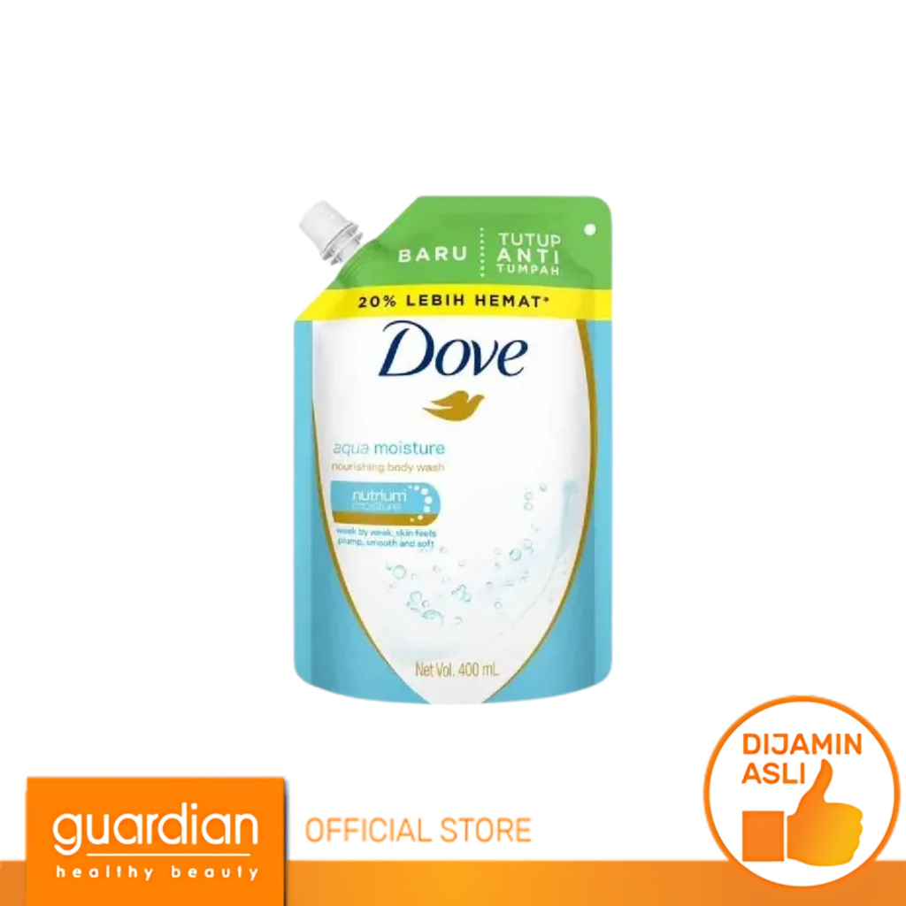 Jual DOVE Body Wash Aqua Moisture Reff 400ml | Shopee Indonesia