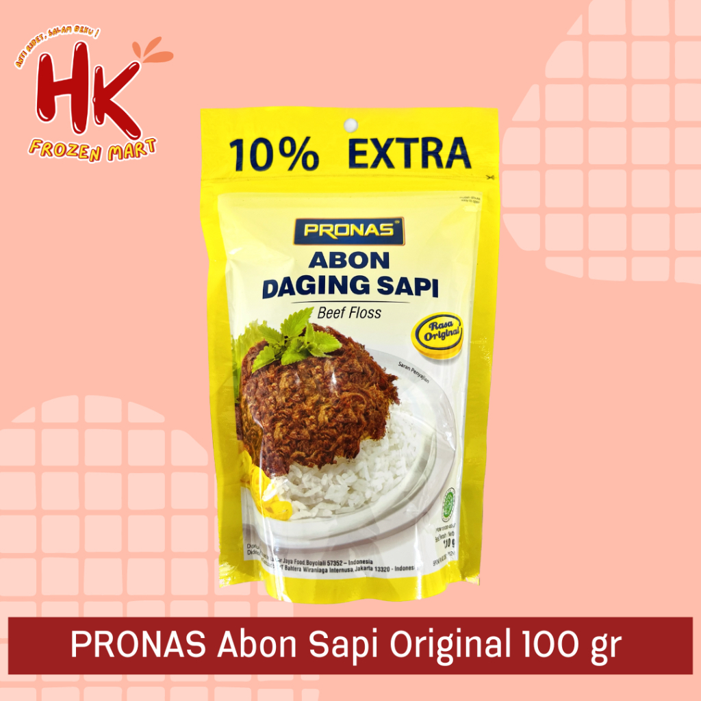 Jual Pronas Abon Daging Sapi Original 110gr | beef floss 100gr HK ...