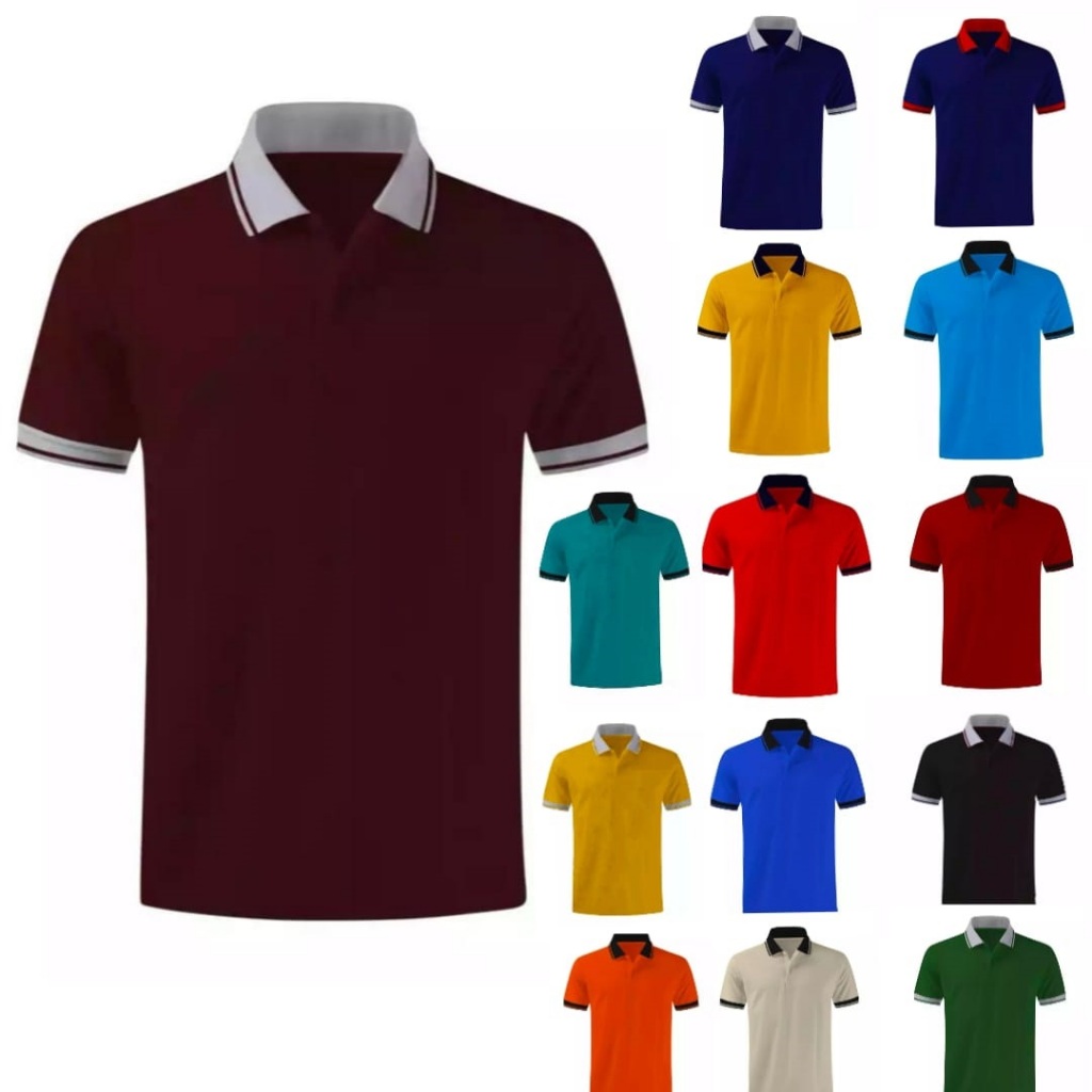 Jual ArvinClothing-Kaos Polo Pria / Polo Pria Kombinasi / Kaos Kerah ...