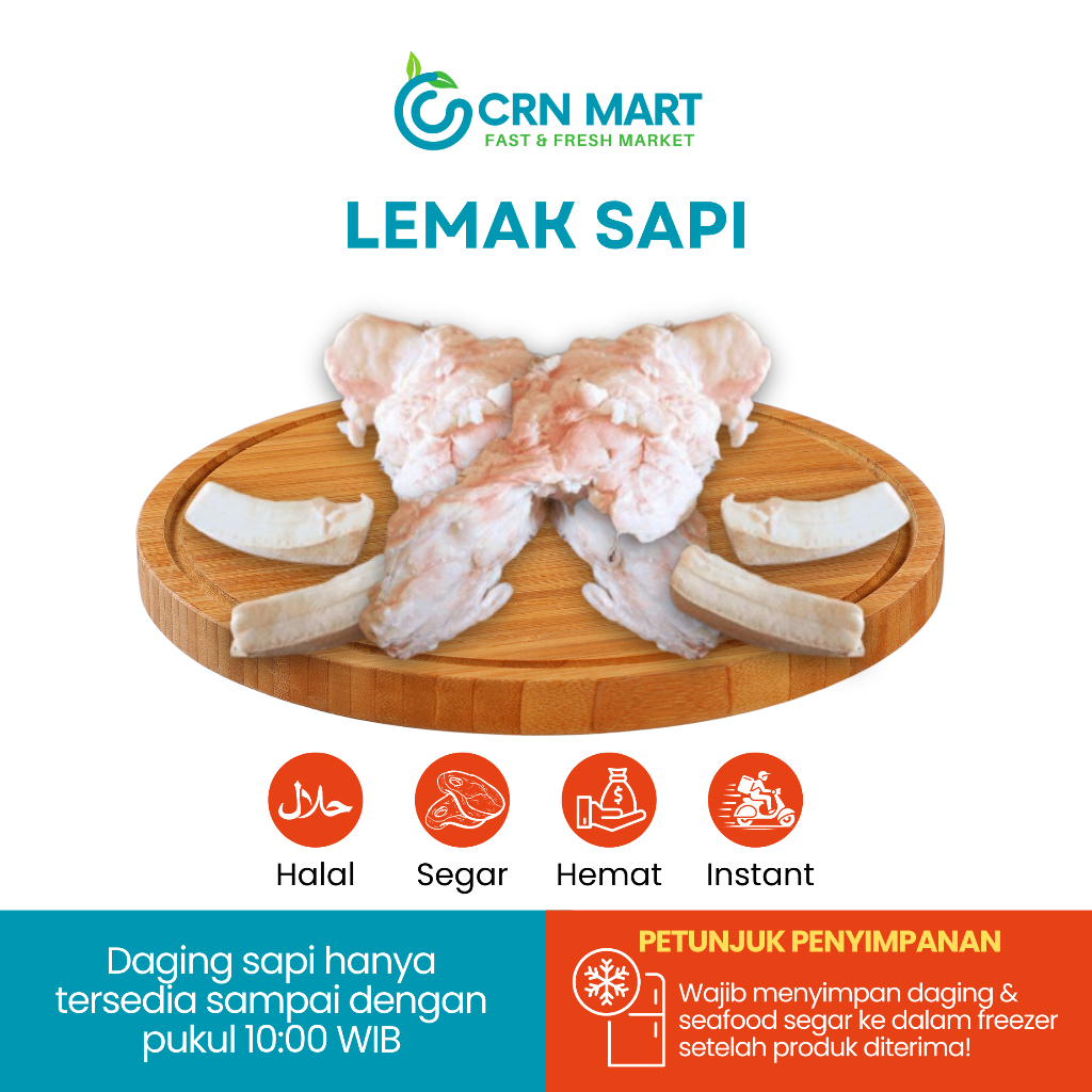 Jual CRN MART - Lemak Sapi Segar/Cincang Sapi Segar/Lemak Sapi Fresh ...