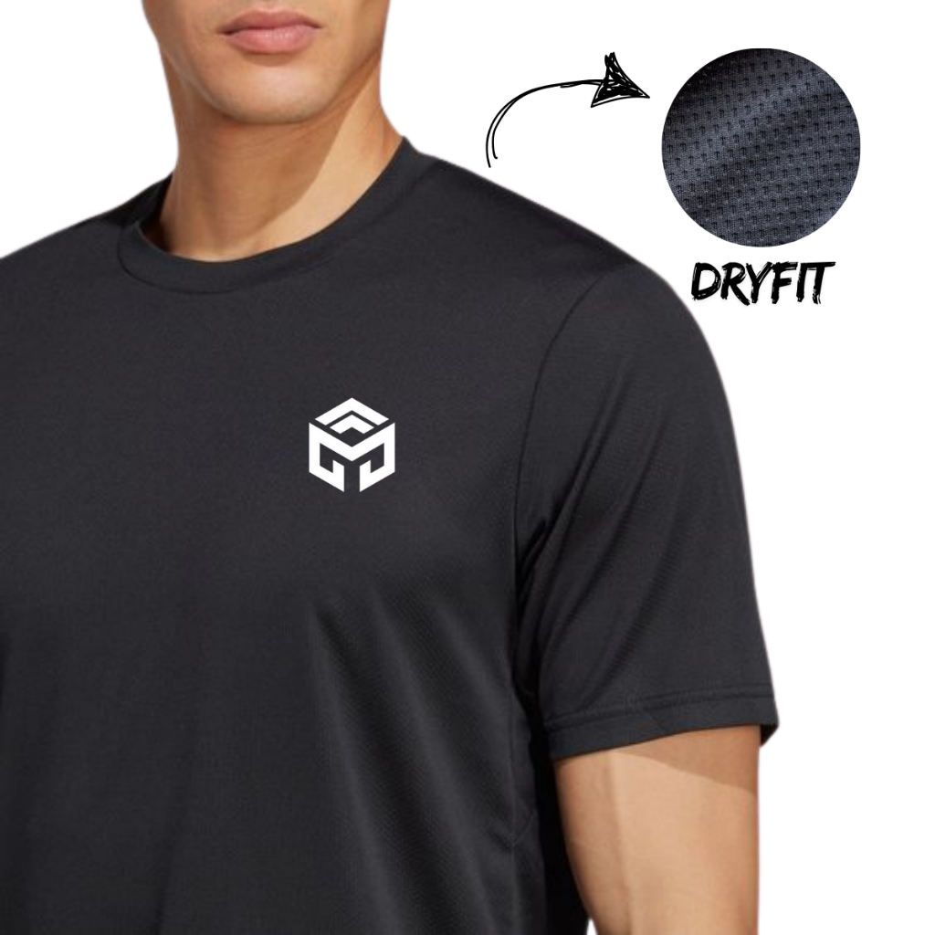 Jual Kaos Olahraga Pria Gym Pakaian Dry Fit Fitness Baju Lengan Jersey ...