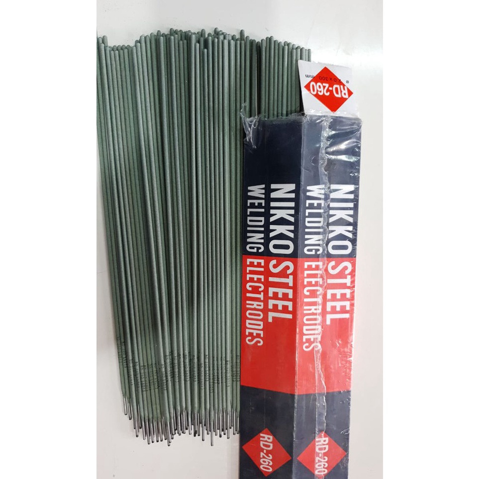 Jual Kawat Las Listrik ukuran 2 mm Nikko Steel 2 KG 1 dus | Shopee Indonesia