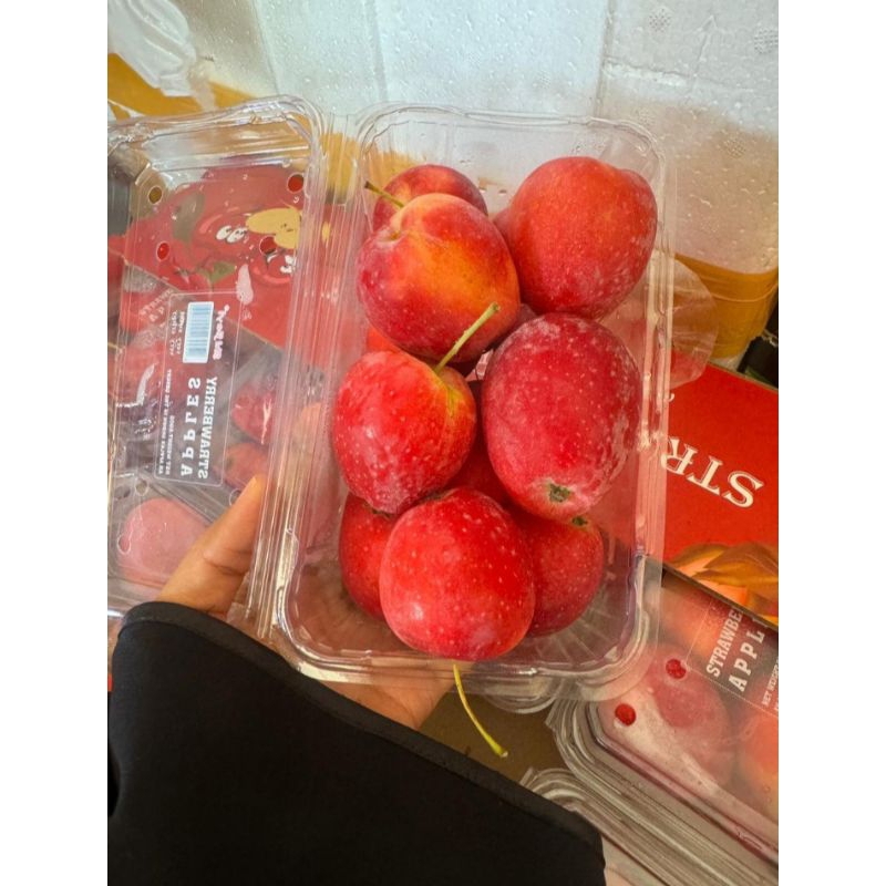 Jual APEL CHERRY/STROBERI APEL PACK 500GRAM FRESH | Shopee Indonesia