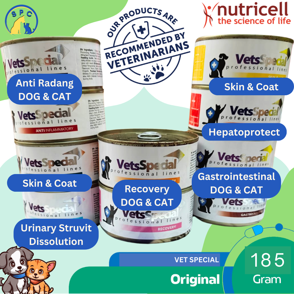 Jual Nutricell Vet Special Cat Dog 185 gr Recovery Hepatoprotector ...