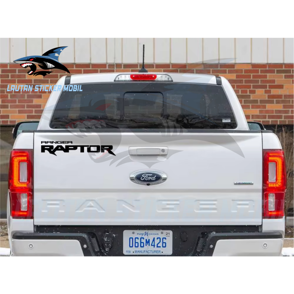 Jual cutting sticker bak belakang mobil ford ranger raptor | Shopee ...