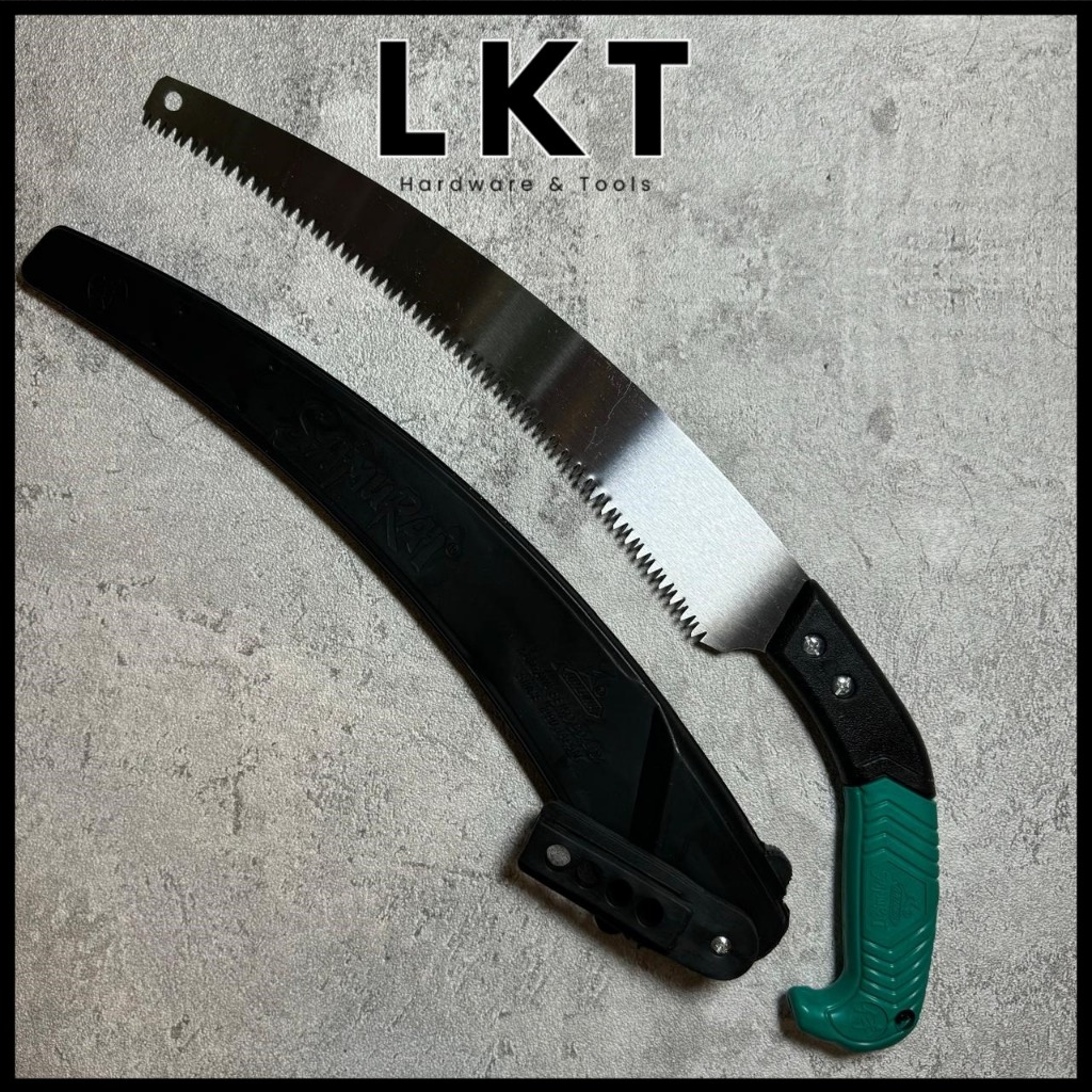 Jual SAMURAI Gergaji Kopi Lengkung Dahan Gagang Karet 13 Inch + Sarung | Shopee Indonesia