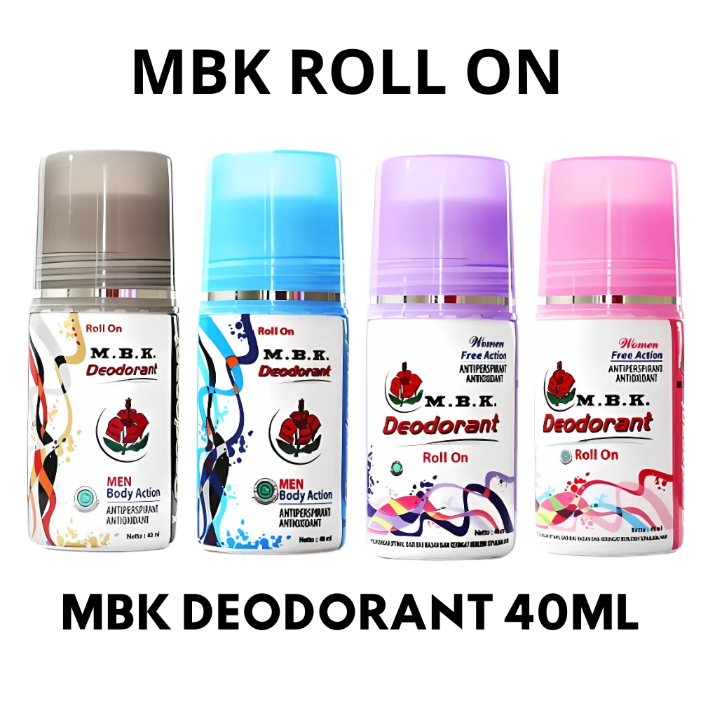 Jual MBK Deodorant Roll On 40ml | Penghilang Bau Badan Pria Wanita | Antiperspirant BPOM Aman ...