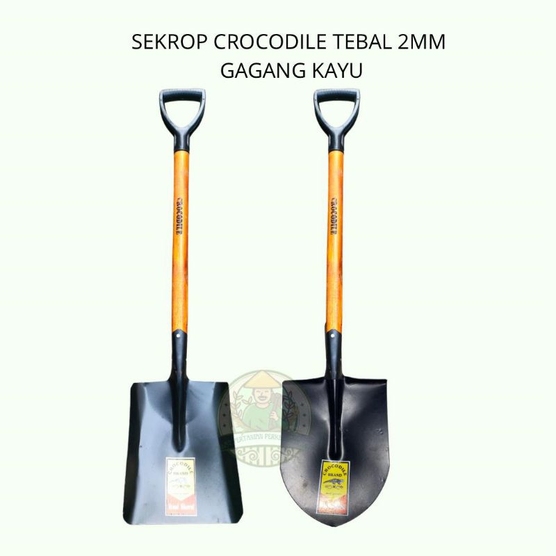 Jual SEKROP/SEKOP/SKOP gagang kayu CROCODILE HITAM TEBAL 2MM | Shopee ...