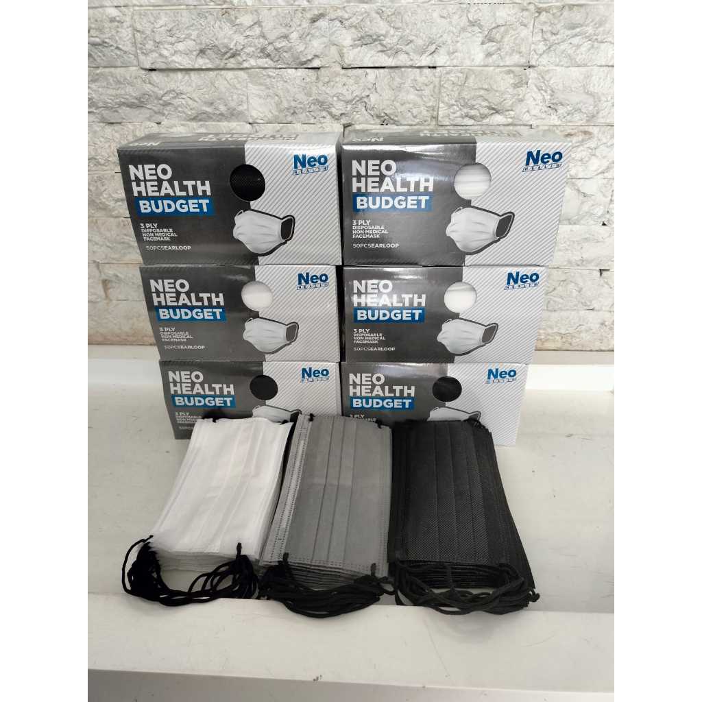 Jual MASKER NEO BUDGET 3PLY isi 50 pcs | Shopee Indonesia