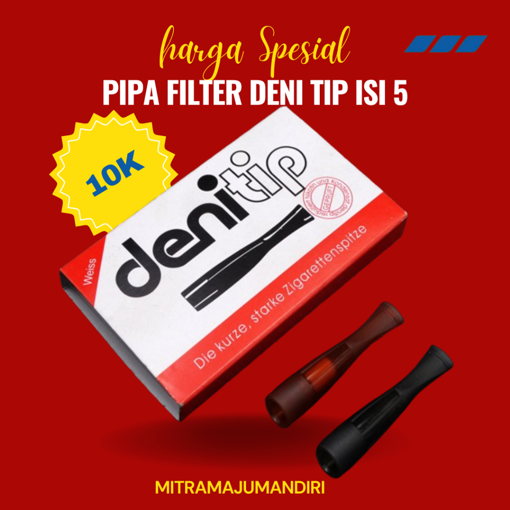 Jual Pipa Deni Tip Penyaring Holder Micro Reguler Filter Isi 6 Pipa ...