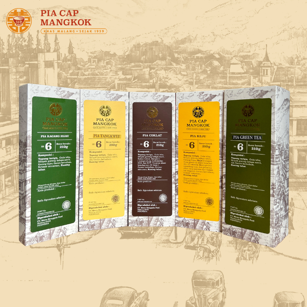 Jual Pia Cap Mangkok Isi 6 Rasa Basic | Shopee Indonesia