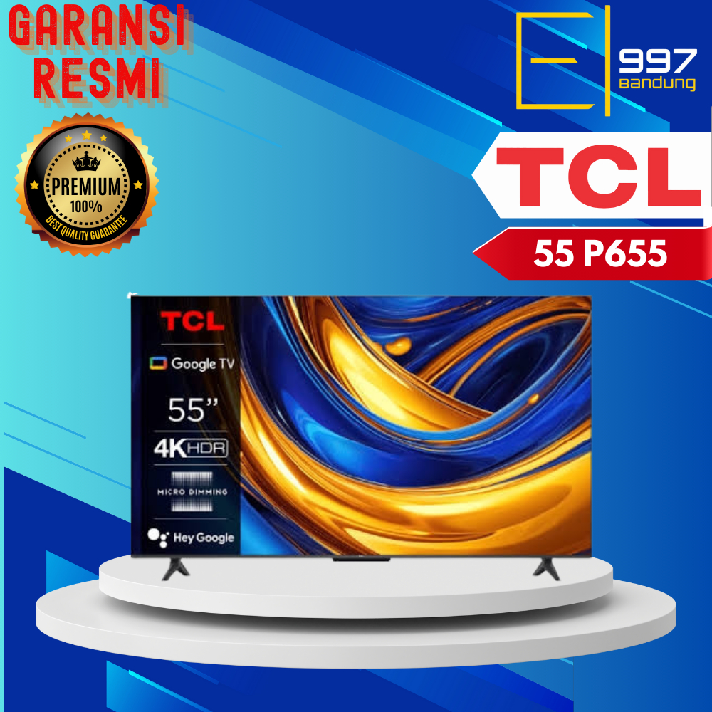 Jual LED TV TCL 55P655 / 55 P655 Smart Google TV 4K UHD Dolby Audio 55 ...