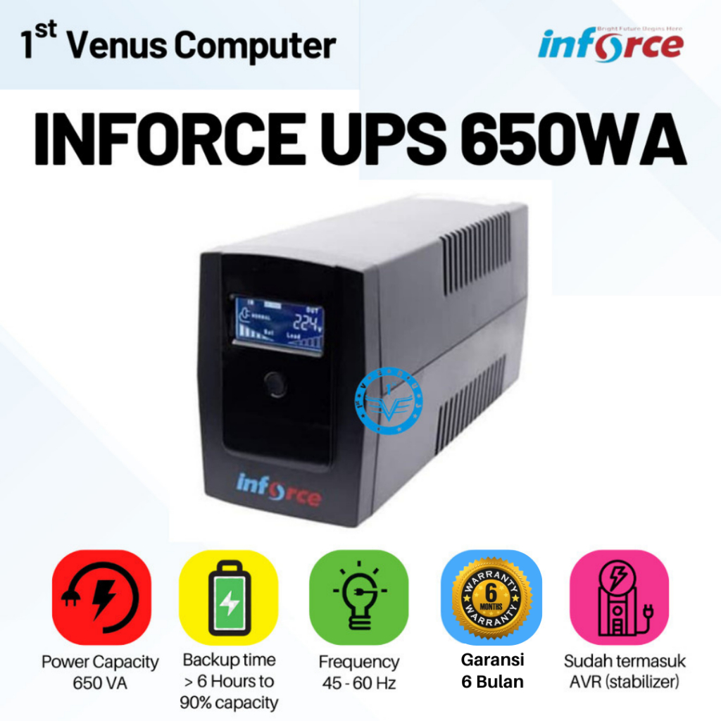 Jual UPS INFORCE 650WA / PSU12-INF | Shopee Indonesia