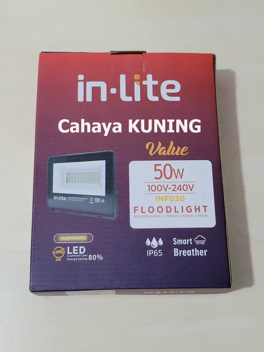 Jual LAMPU SOROT FLOODLIGHT LED INLITE VALUE 50W 50 WATT - INF030 ...