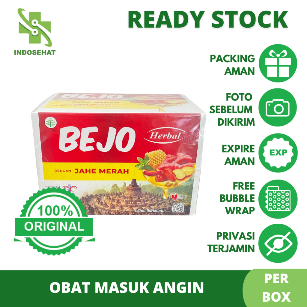 Jual Jamu Bejo (Bintang Toedjoe) dengan Jahe Merah per box 12 sachet ...