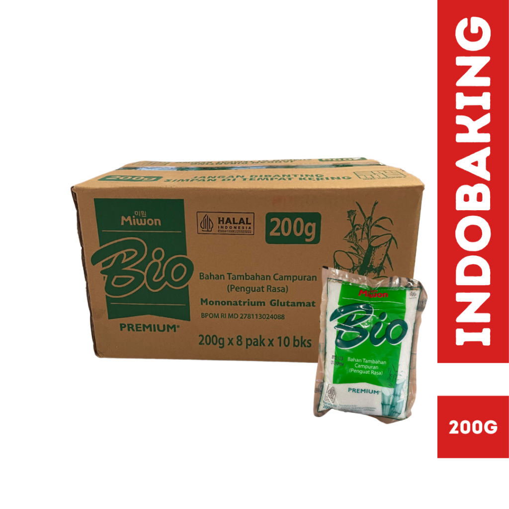 Jual Bio Miwon MSG Premium 200g 1 Dus isi 80 pcs | Shopee Indonesia