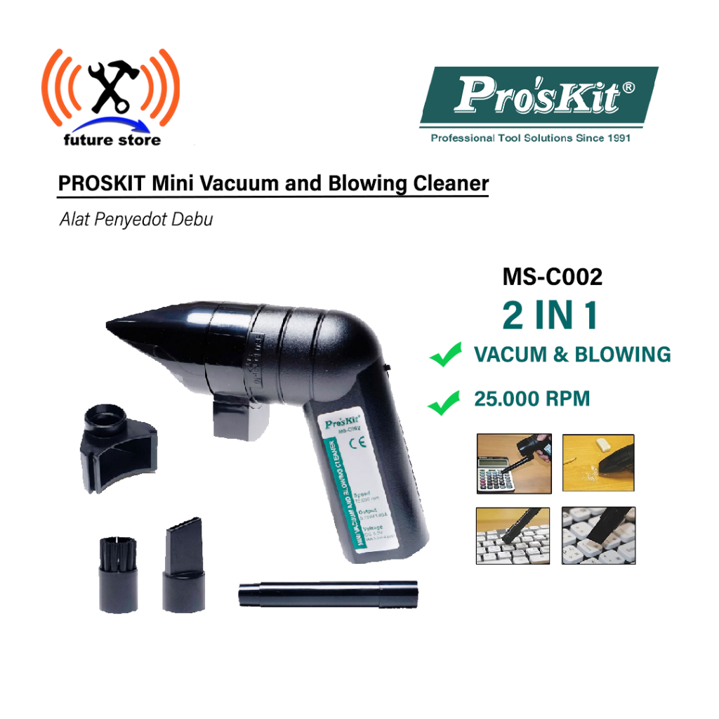 Jual Proskit Ms C002 Mini Vacuum And Blowing Cleaner Alat Penyedot 1203