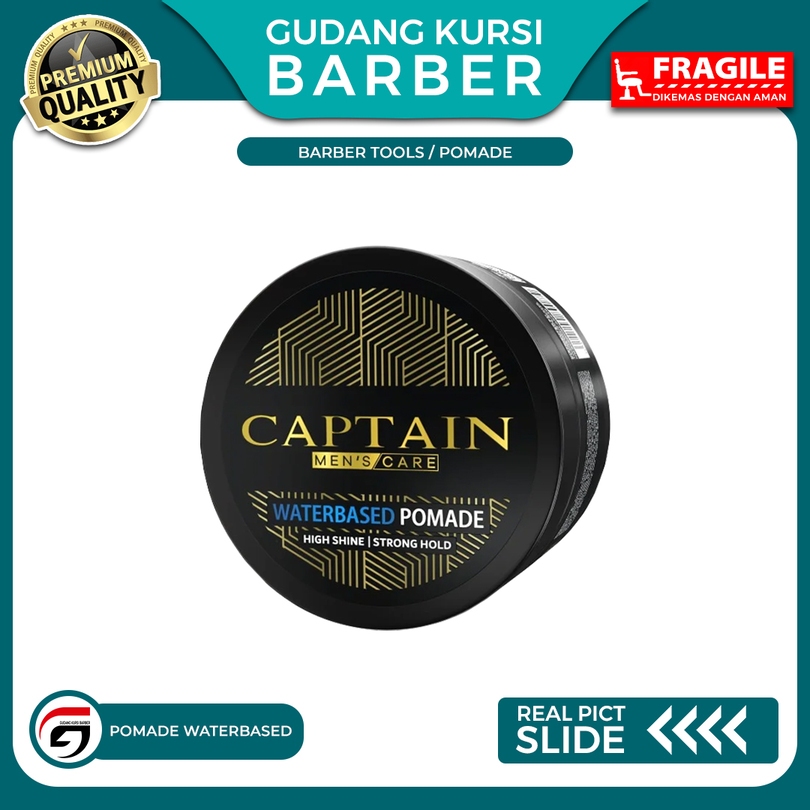 Jual Captain Men's Care Water Based Pomade 80gr Minyak Rambut Pria Hair ...