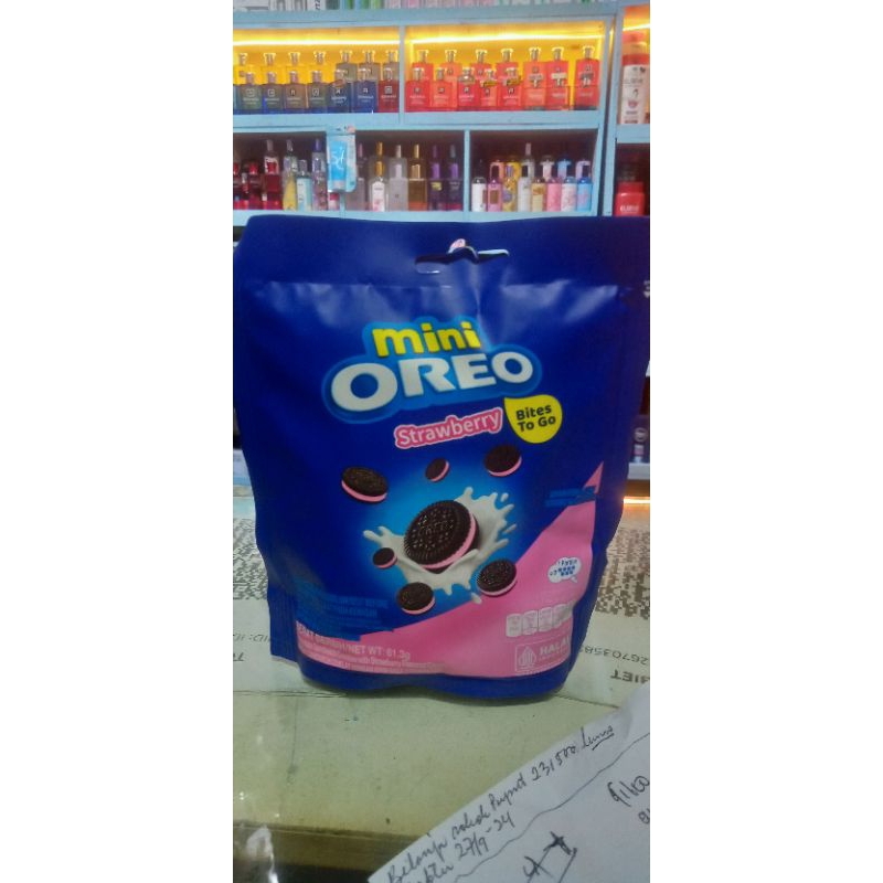 Jual oreo mini strawbery 61.3g | Shopee Indonesia