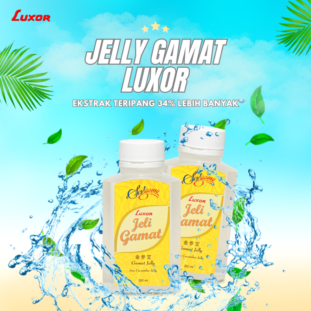 Jual Jelly Gamat Luxor 350ml 2 Botol Original | Shopee Indonesia