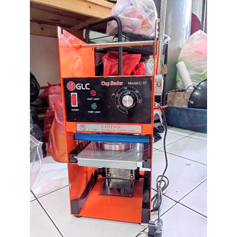 Jual Mesin Cup Sealer 22 oz Es Teh Solo Jumbo / Mesin Press / Mesin ...