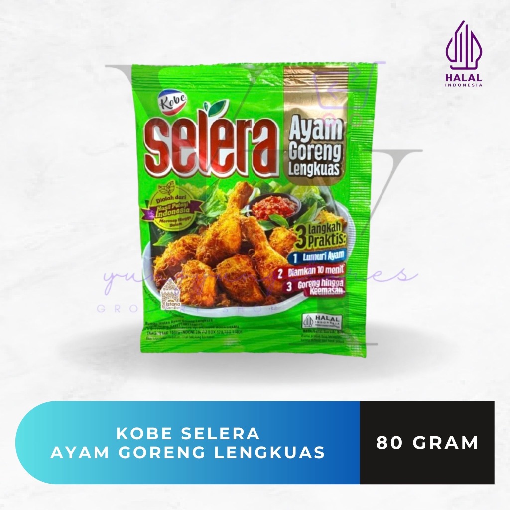 Jual [SATUAN] Kobe Selera Bumbu Marinasi Instant Ayam Goreng Lengkuas ...