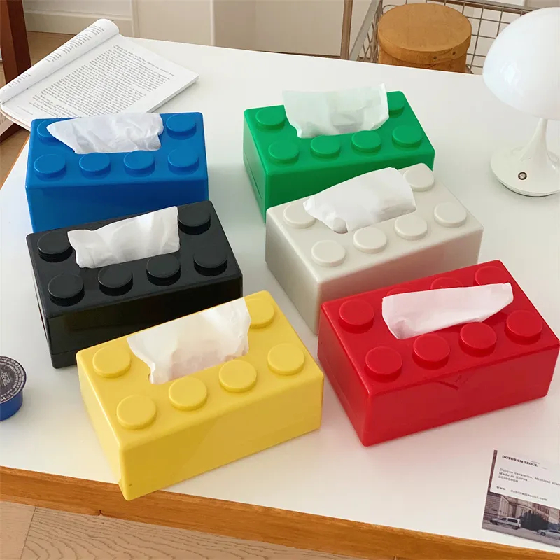 Jual bricks tempat tissue box kotak tisu blocks unik aesthetic blocks ...
