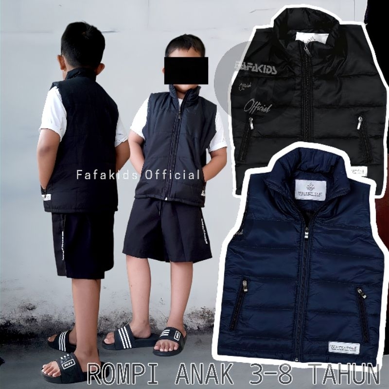 Jual Rompi Anak Parasut Bodyvest Tebal Usia 1 2 3 4 5 6 7 8 Tahun Rompi ...