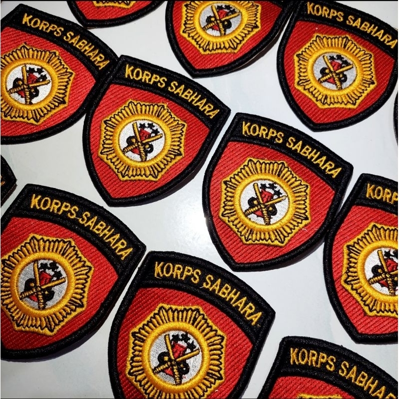 Jual ATRIBUT POLRI BORDIR KORPS SABHARA LENGAN | Shopee Indonesia