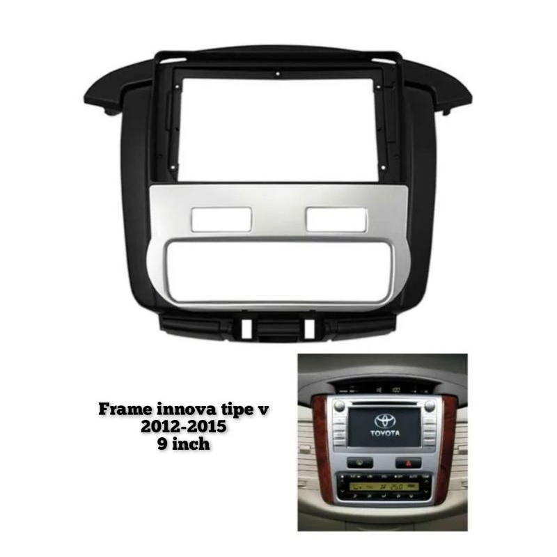Jual frame head unit android 9 inch innova type v 2012-2015 | Shopee ...