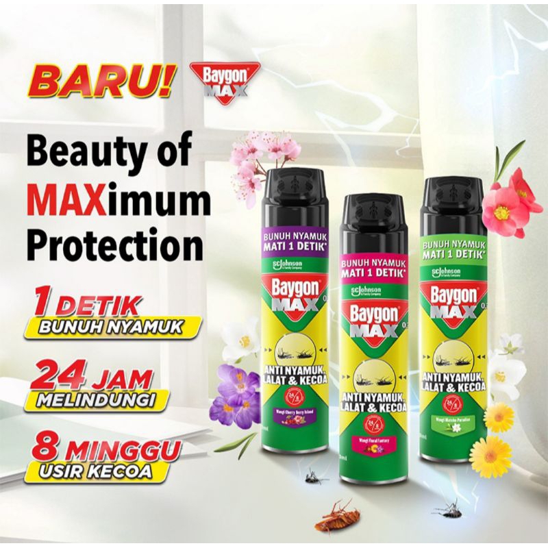 Jual BAYGON MAXX PROTECTION 500 ML | Shopee Indonesia
