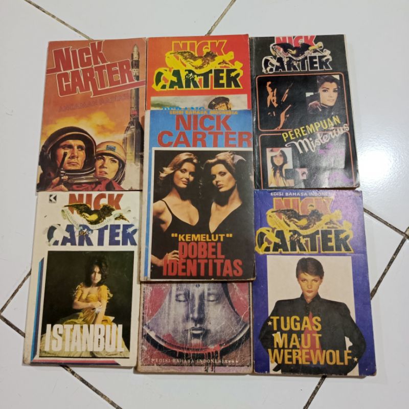 Jual Paket Novel Nick Carter 7 Buku | Shopee Indonesia