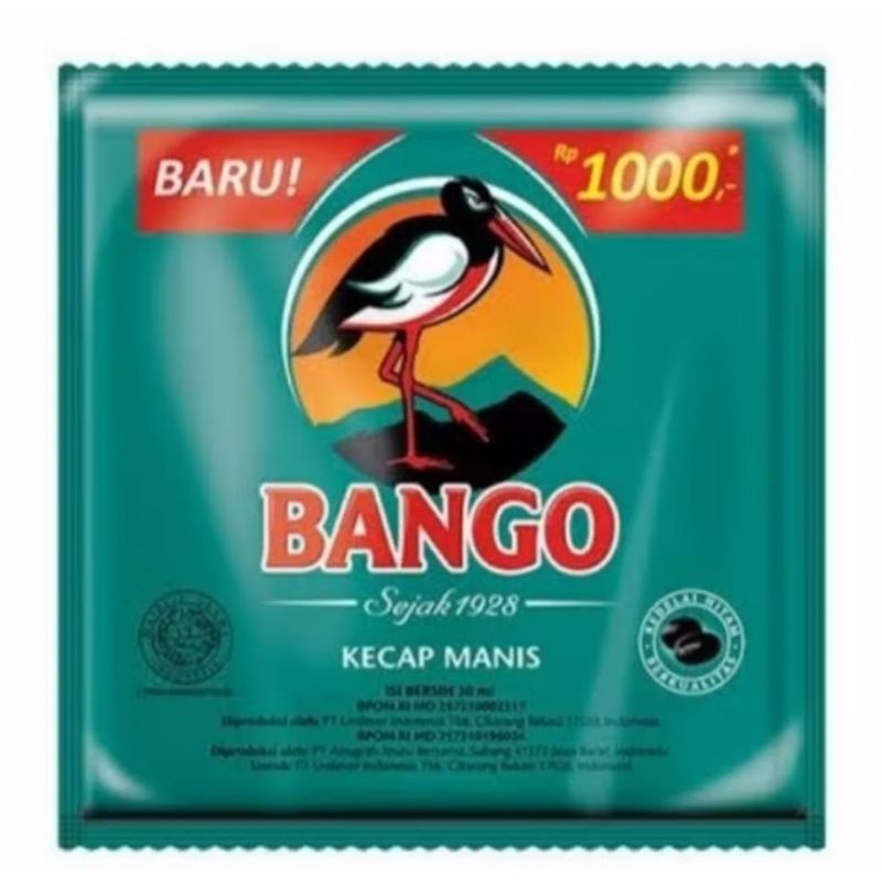 Jual Kecap Bango kemasan sachet 25 gram jual per renceng isi 12 sachet ...