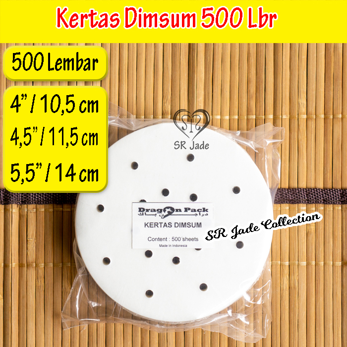 Jual Kertas Dimsum 4 Inci 10,5 Cm 4.5 Inci 11,5 Cm 5,5 Inch 500 Lembar ...